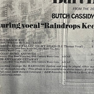 Vintage, Butch Cassidy and the Sundance Kid, "original Motion Picture ...