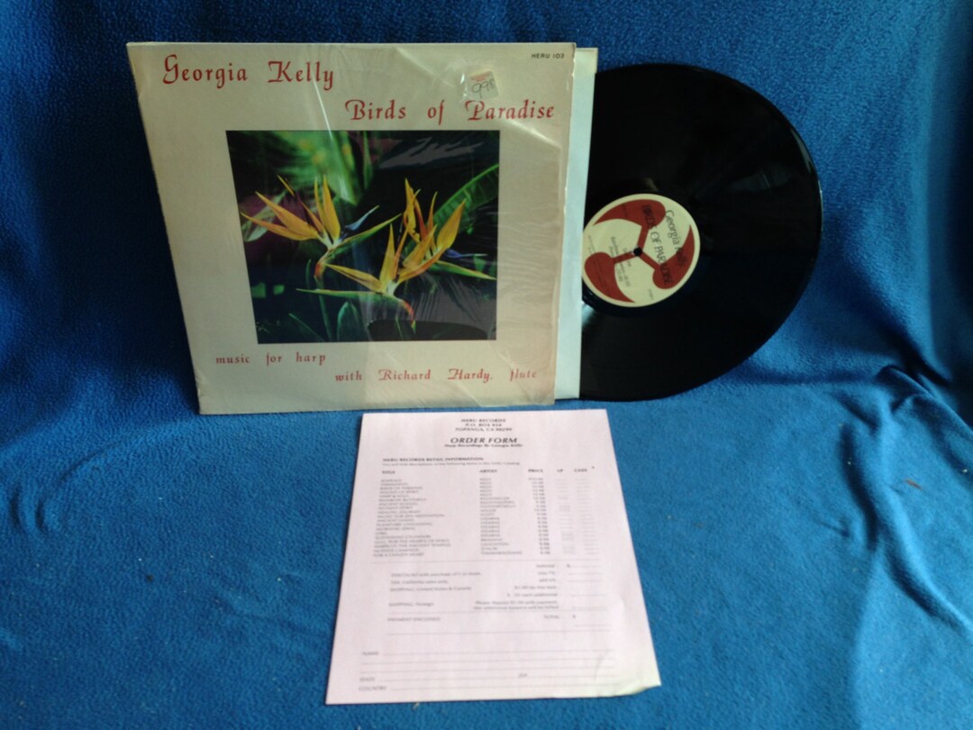 Vintage, Georgia Kelly birds of Paradise, Vinyl LP, Record Album, in ...