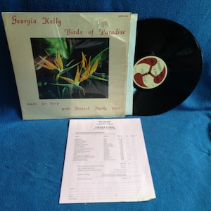 Vintage, Georgia Kelly birds of Paradise, Vinyl LP, Record Album, in ...