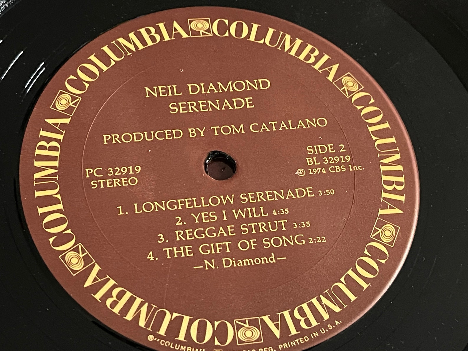 Vintage, Neil Diamond serenade, Vinyl LP Record Album, Original US ...