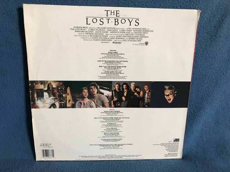 RARE Vintage The Lost Boys Original Soundtrack | Etsy