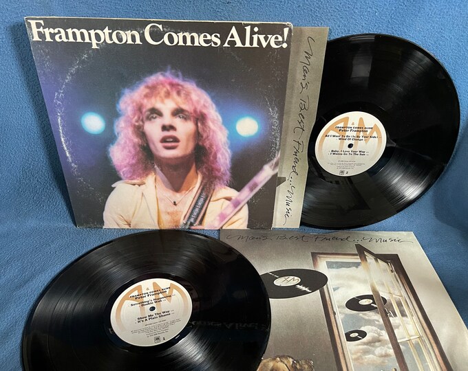 Vintage, Peter Frampton frampton Comes Alive Vinyl 2 LP Set Record Album, Original 1976 First ...
