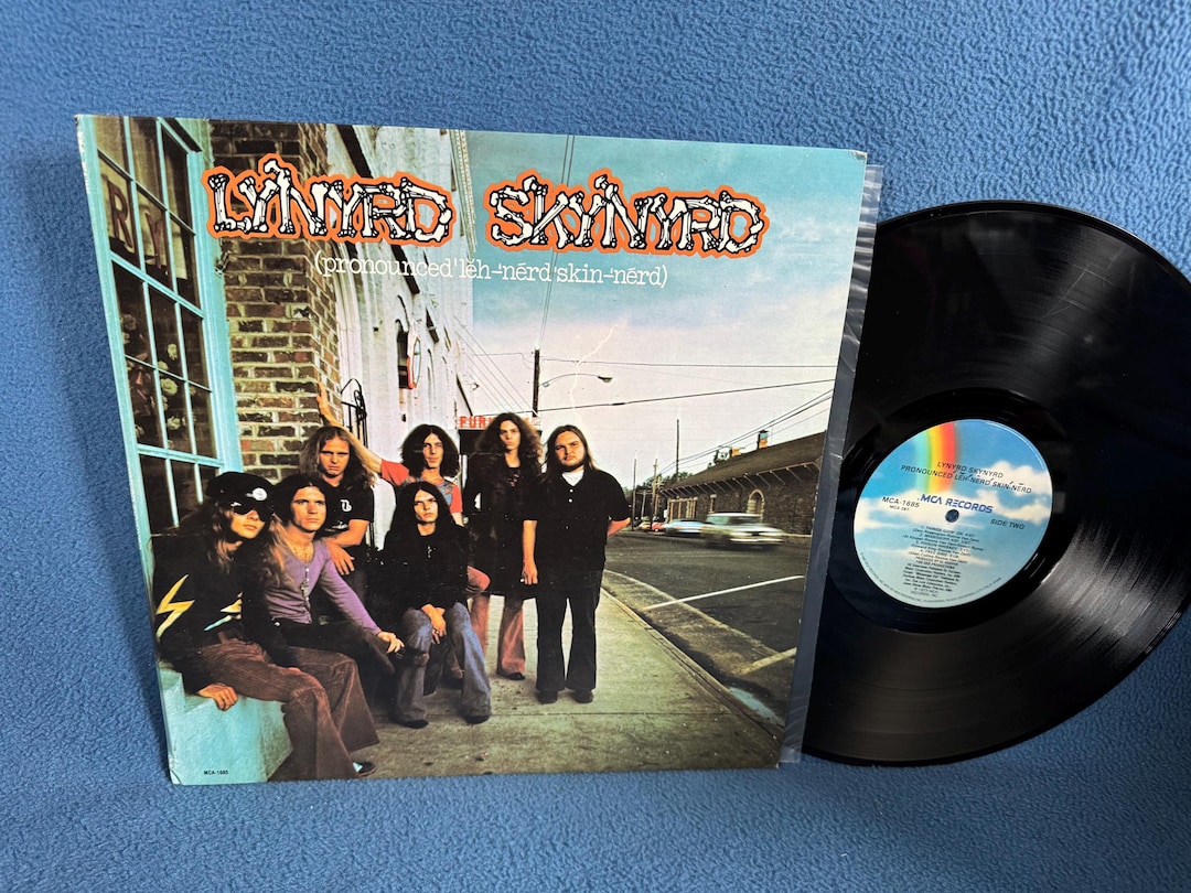 RARE, Vintage, Lynyrd Skynyrd - "pronounced Leh-nerd- Skin-nerd", Debut ...
