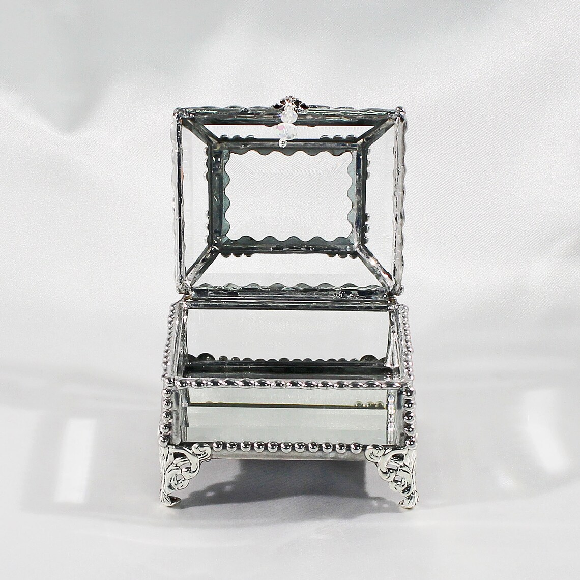 Crystal Box Wedding Display Stained Glass Box Wedding Ring - Etsy