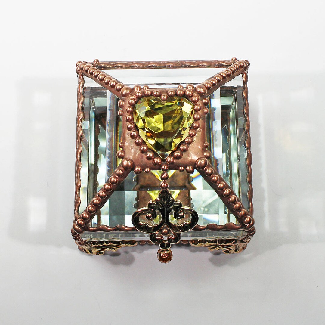 Heart Jewel 2.5x2.5 COPPER - Etsy