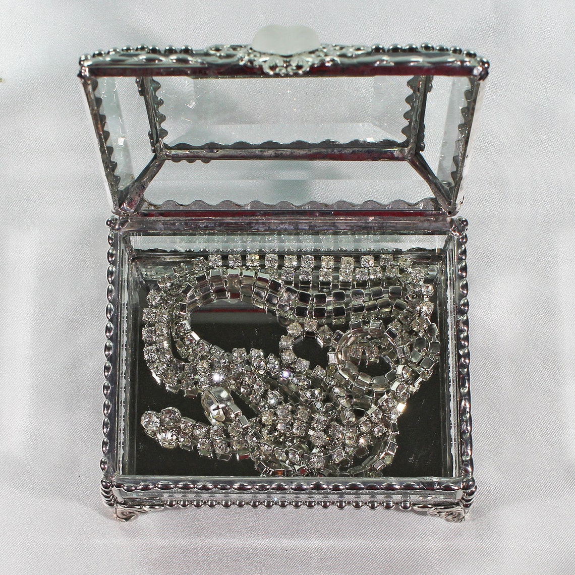 Crystal Box Wedding Display Stained Glass Box Wedding Ring - Etsy