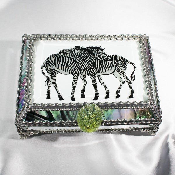 Zebra Jewelry Box - Etsy
