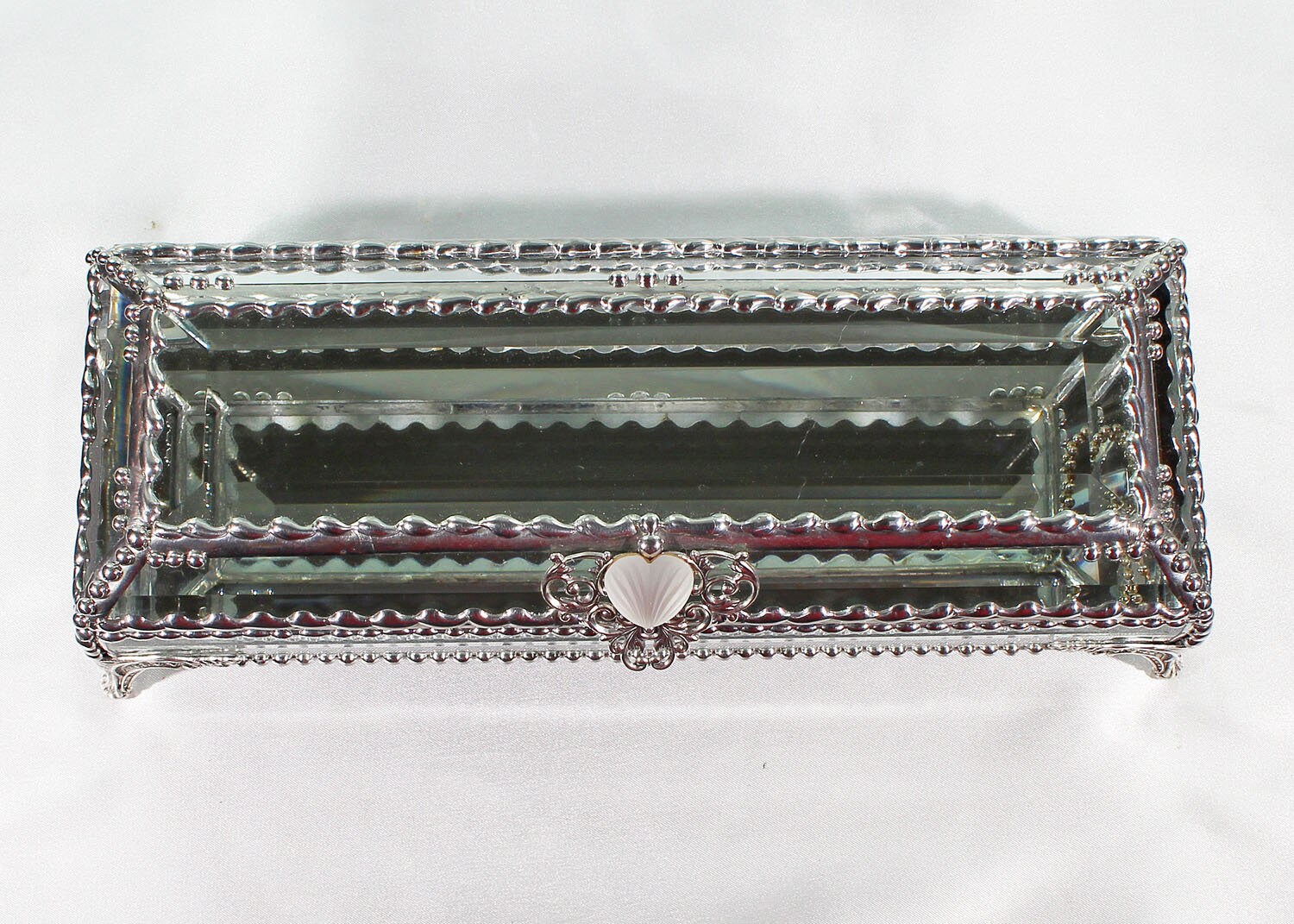 Crystal Box, Wedding Display, stained glass box, wedding ring ...