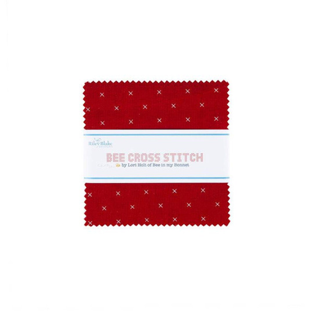 Bee Cross Stitch 5" Stacker - Etsy