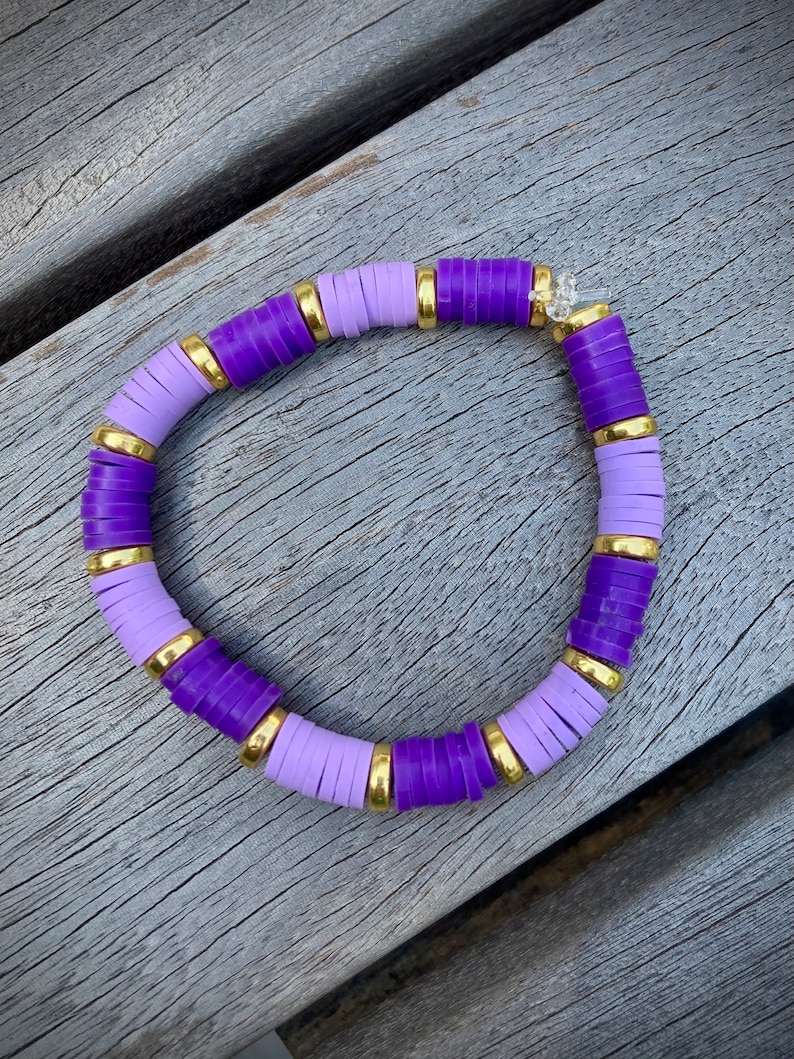 Colorful Clay Bead Bracelets - Etsy