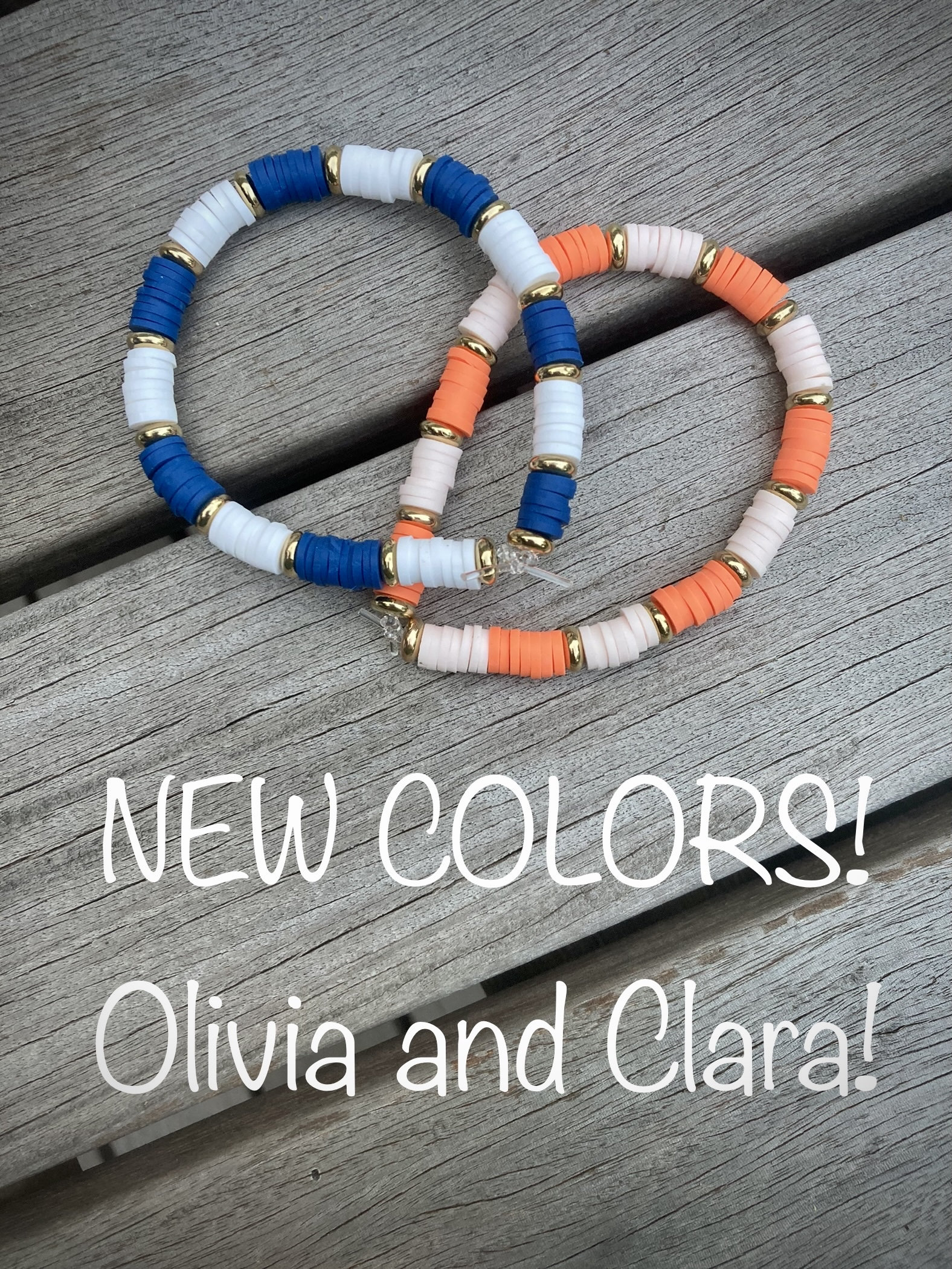 Colorful Clay Bead Bracelets - Etsy