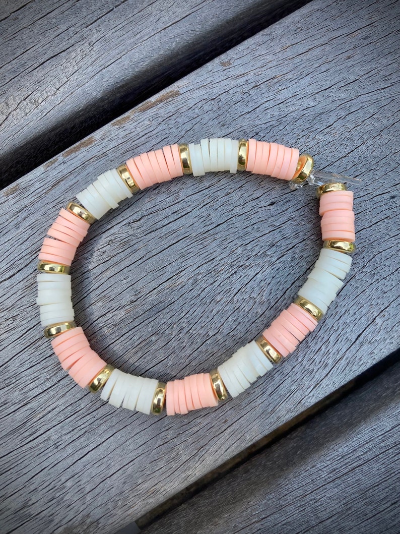 Colorful Clay Bead Bracelets - Etsy