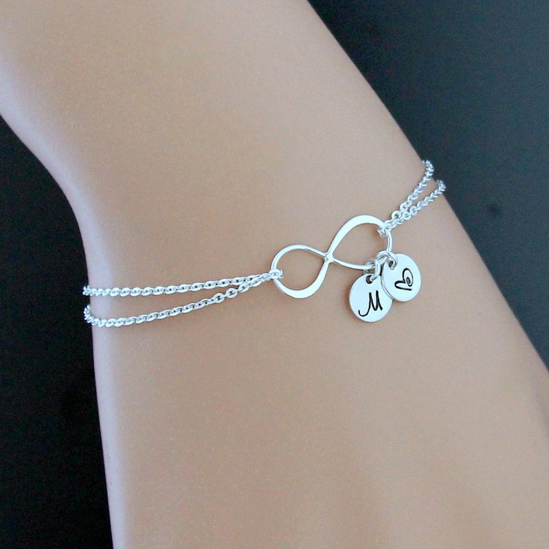 Sterling Silver INFINITY Bracelet Infinity Bracelet Family - Etsy