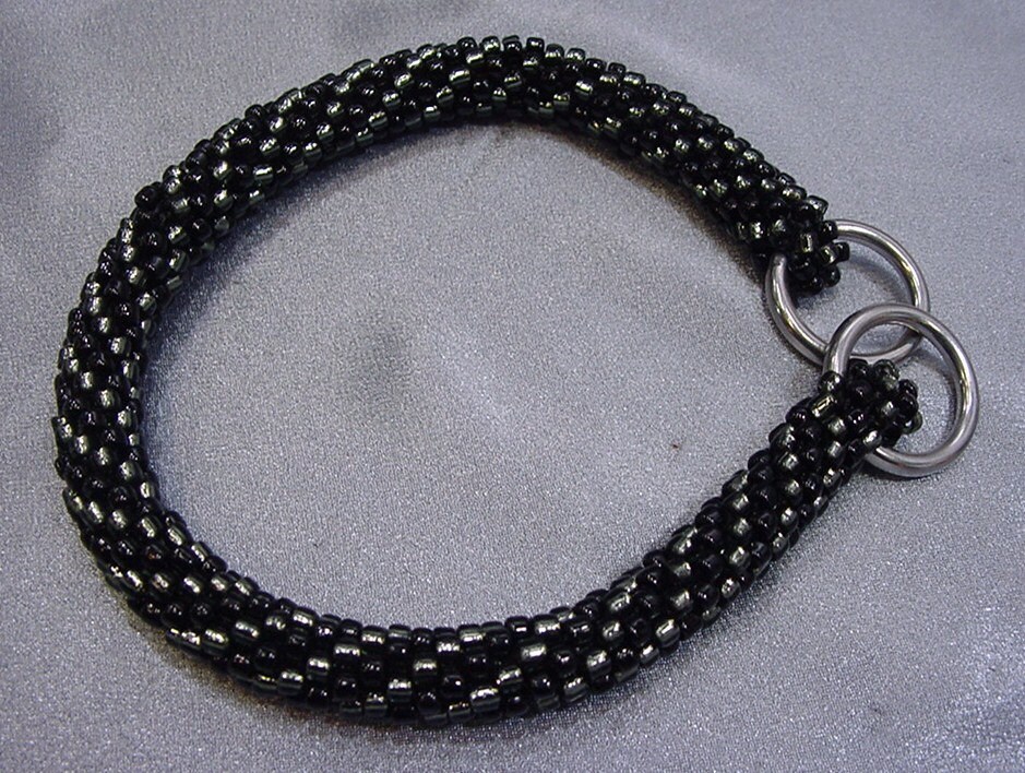 Custom 1416 Slave Collar Beaded Bdsm Collar Sub - Etsy