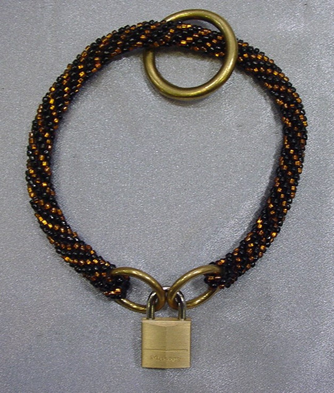 Custom 1416 Slave Collar Beaded Bdsm Collar Sub - Etsy