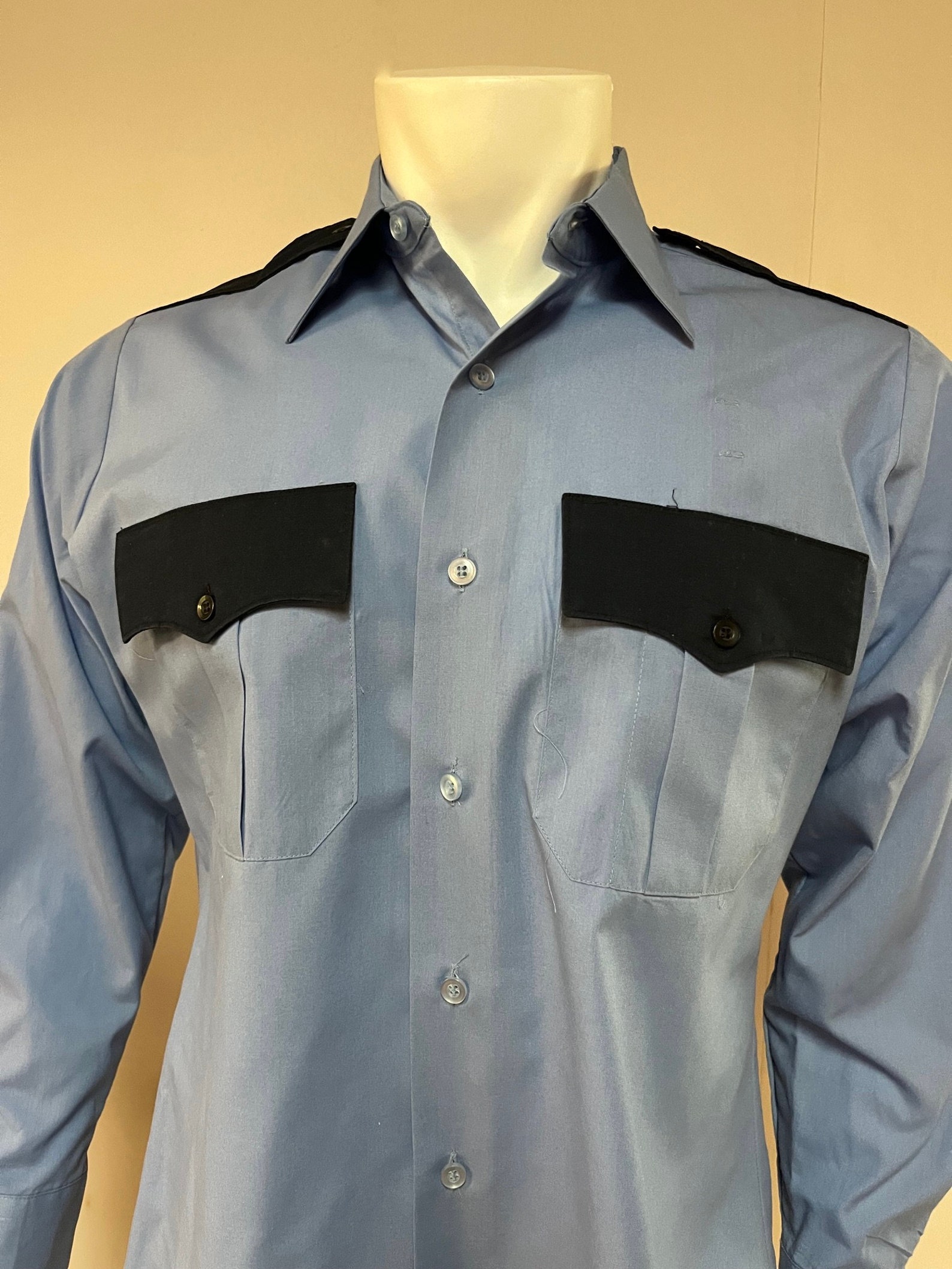 Retired Vintage 1980s Villar Security Guard Bureau Uniform Large Clean ...