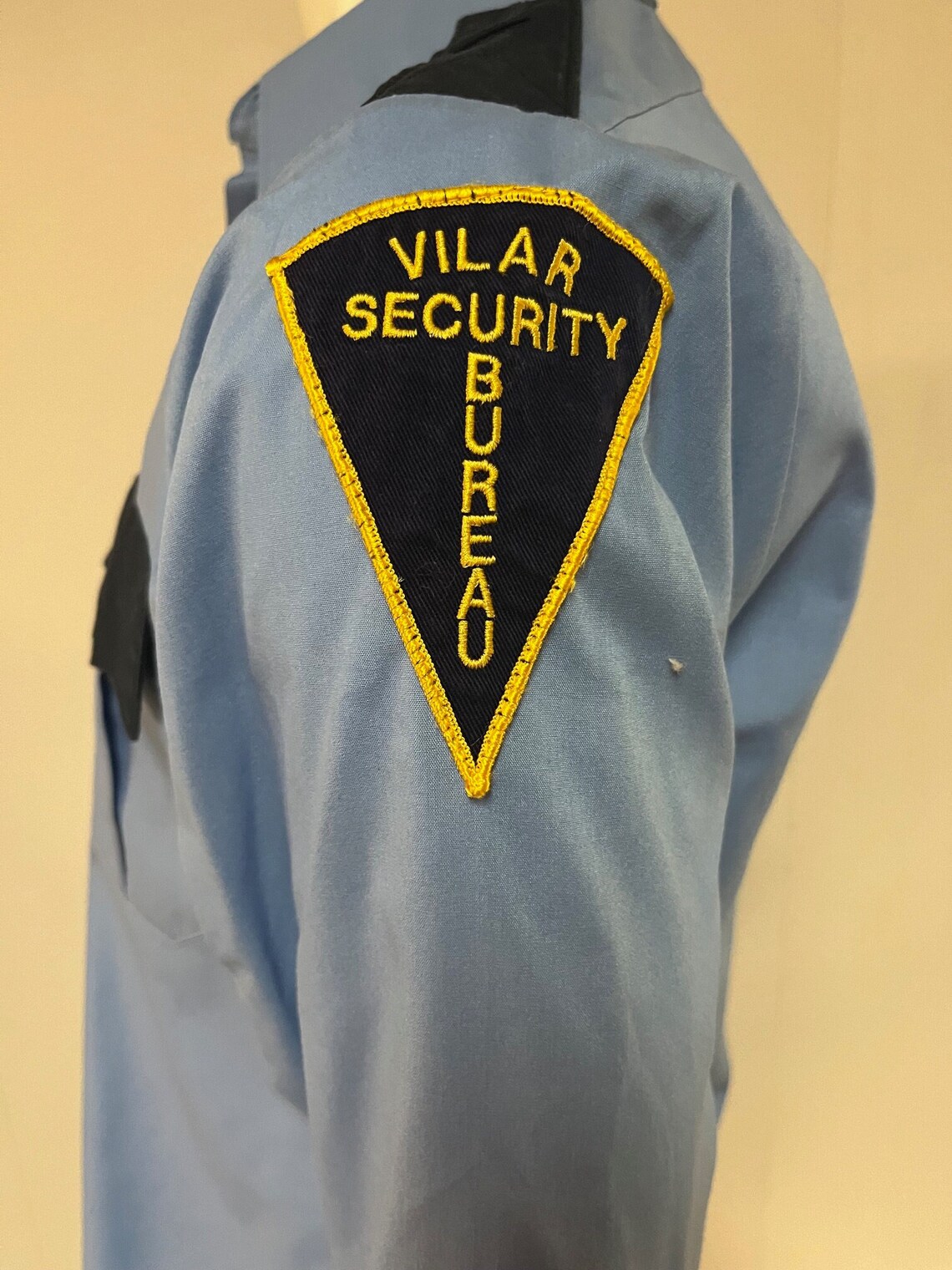 Retired Vintage 1980s Villar Security Guard Bureau Uniform Large Clean ...