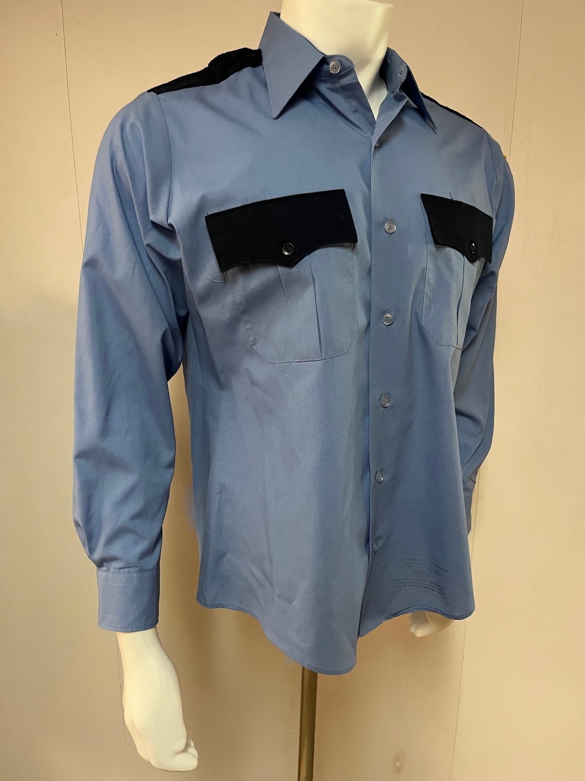 Retired Vintage 1980s Villar Security Guard Bureau Uniform Large Clean ...