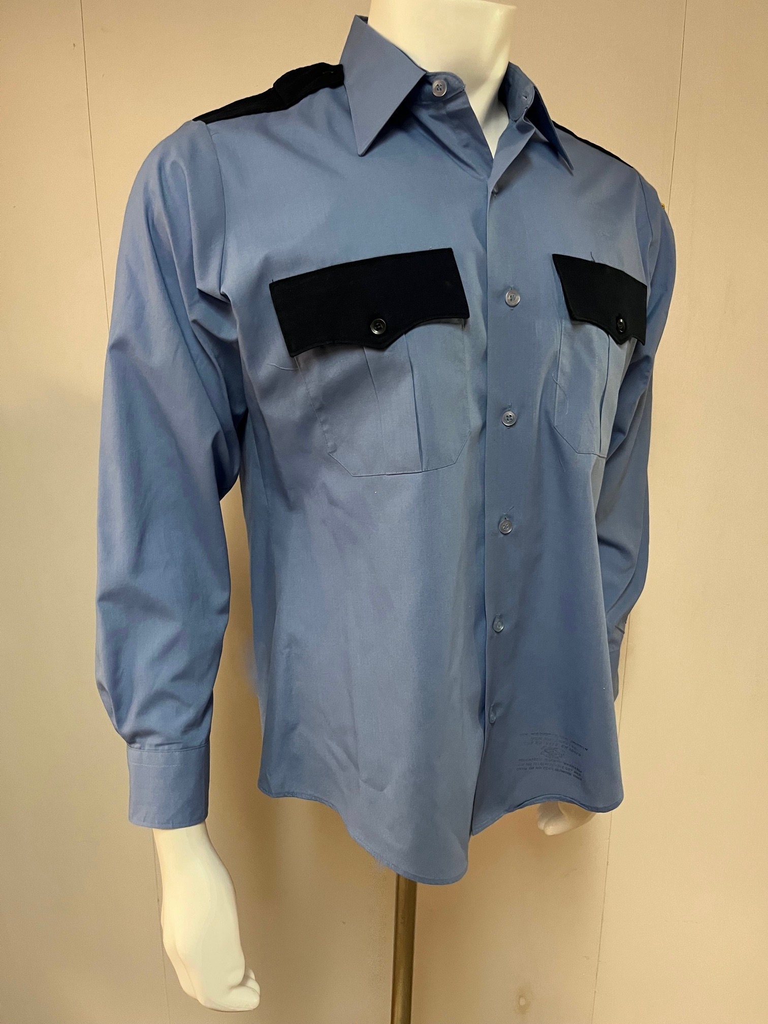 Retired Vintage 1980s Villar Security Guard Bureau Uniform Large Clean ...
