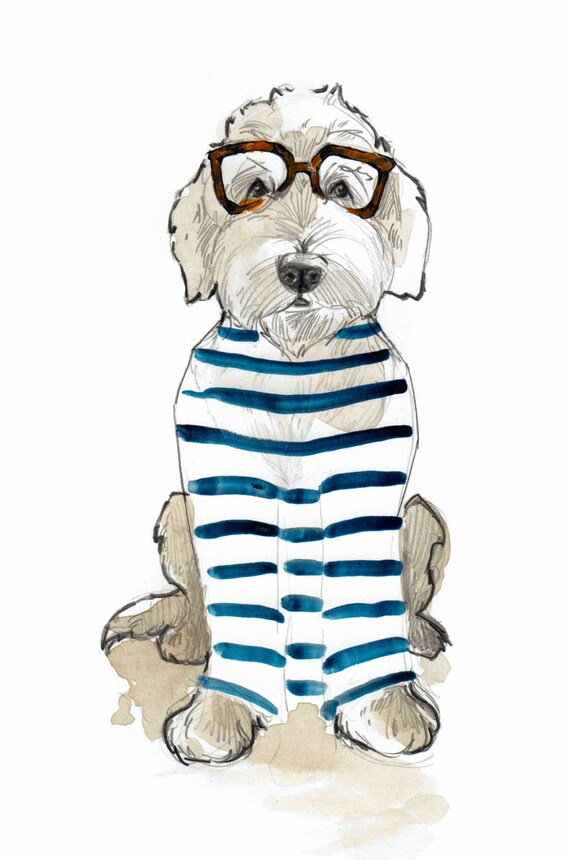 Preppy Doodle | Etsy