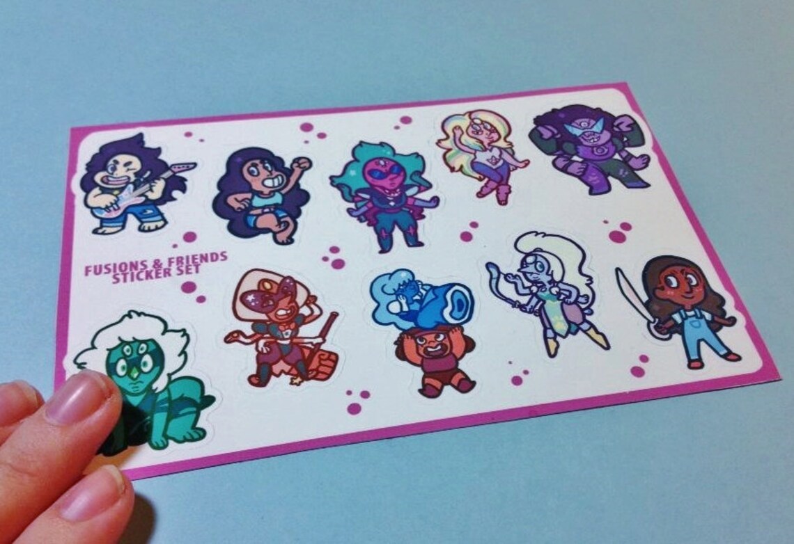 Steven Universe Sticker Sheets | Etsy