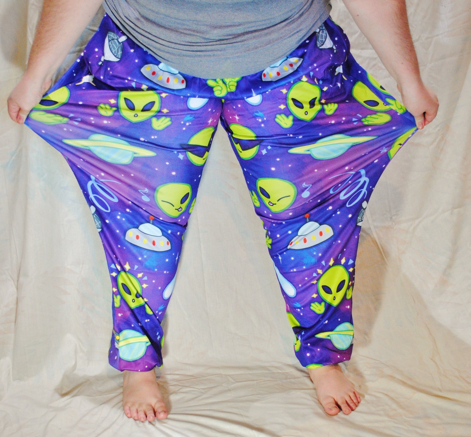 Alien Pajama Pants Stretchy & Comfy Jogger Style Pants with | Etsy