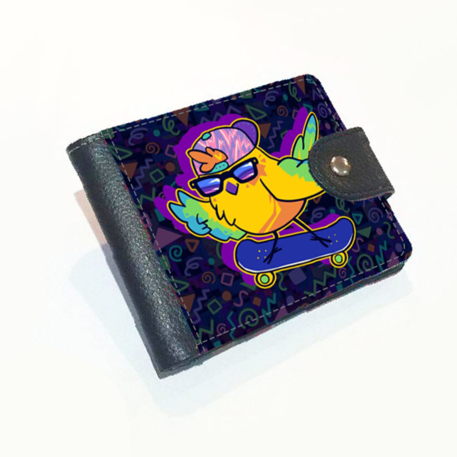 Rad Bird Wallet Double Sided Wallet With ID Window - Etsy