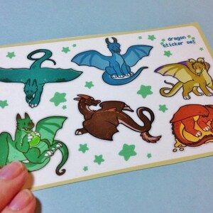 Dragons Sticker Sheets - Etsy