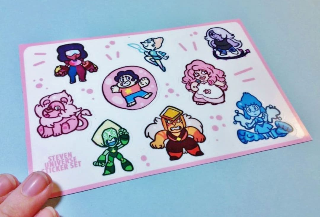 Steven Universe Sticker Sheets - Etsy