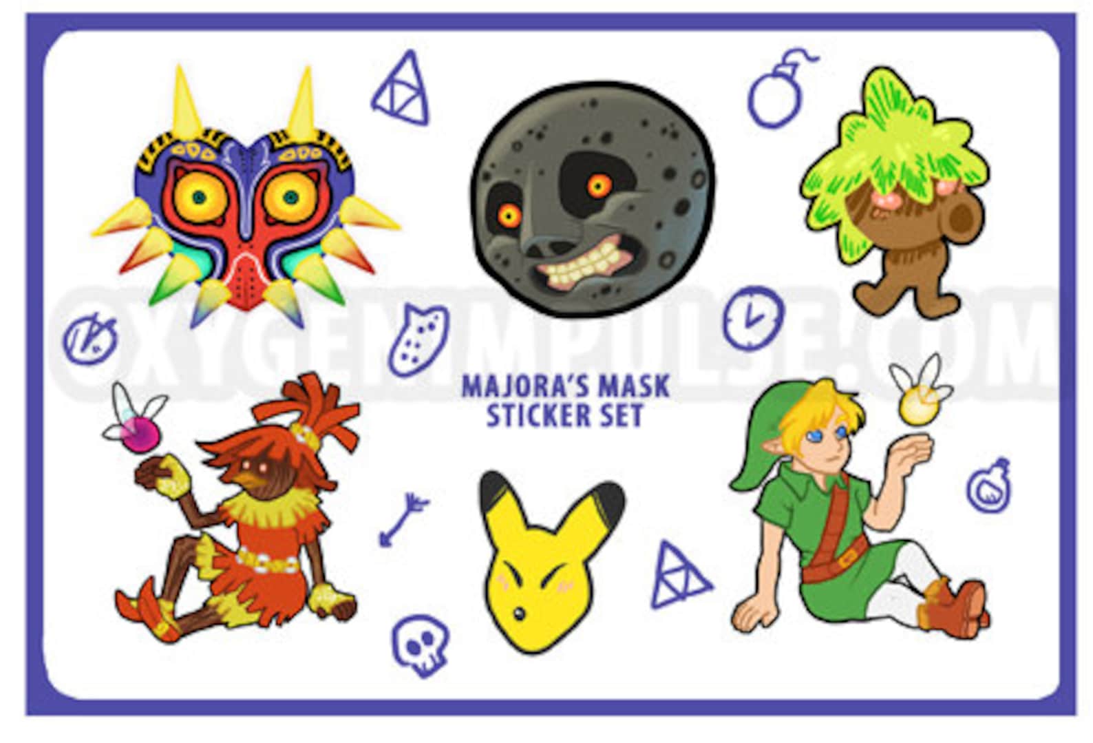 Legend of Zelda Sticker Sheets - Etsy
