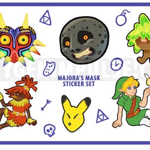 Legend of Zelda Sticker Sheets - Etsy