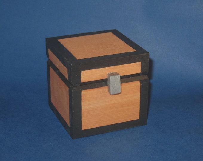 Accented Wooden Chest - Working Prop and Storage (small) - Toy Chest ...