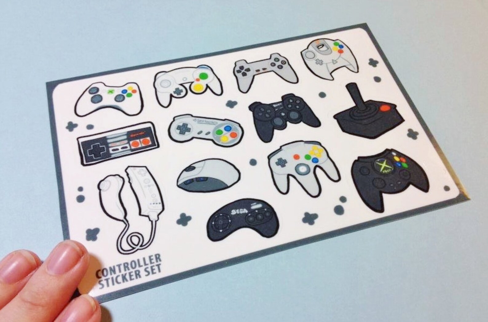 Controller Sticker Sheet | Etsy