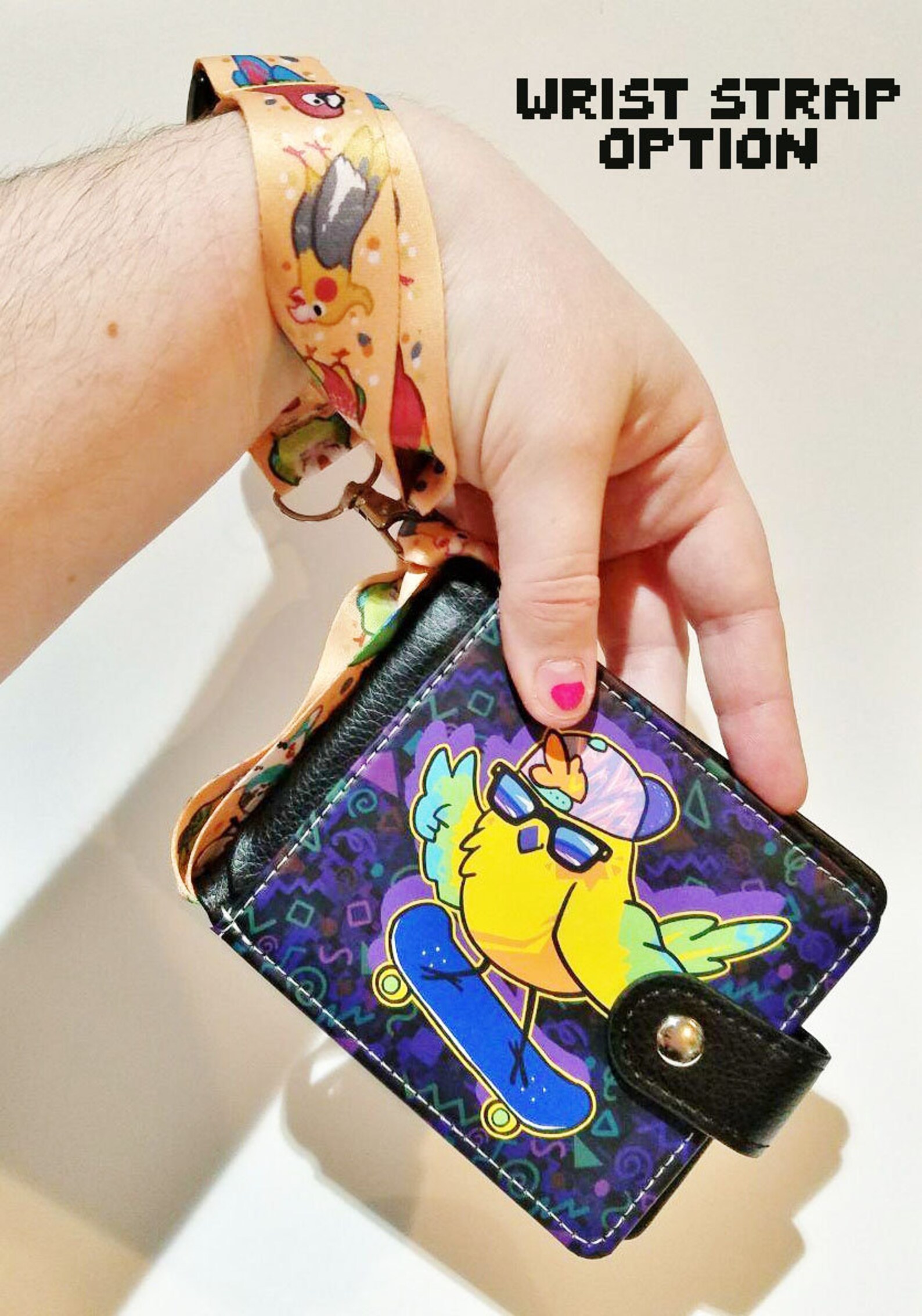 Trash Royalty Raccoon Wallet Double Sided Wallet With ID - Etsy