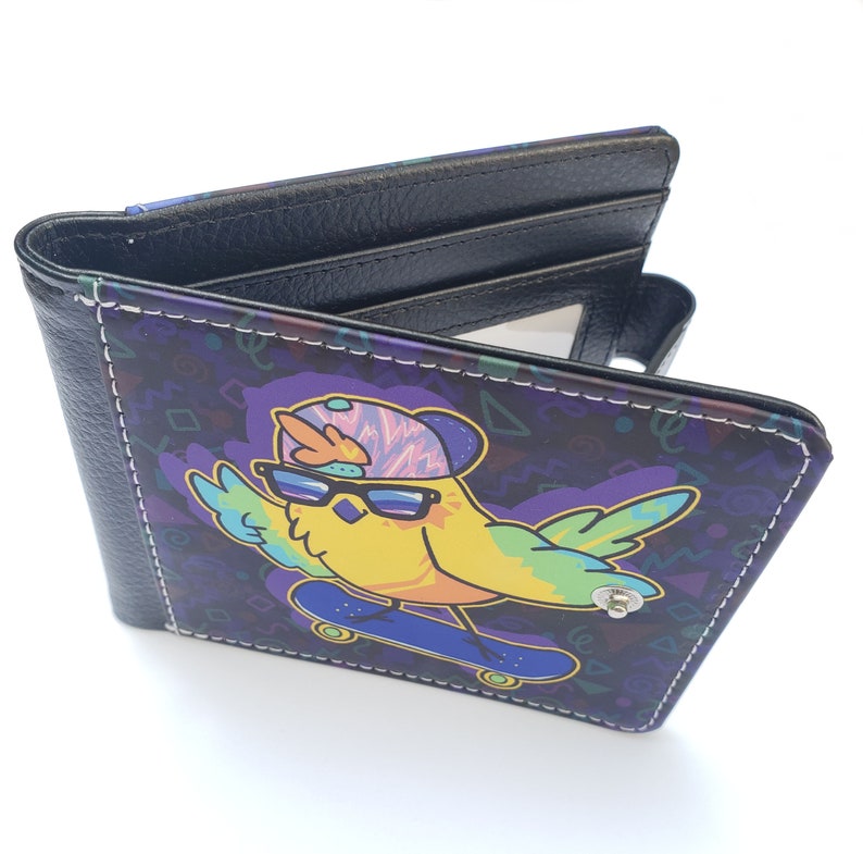 Rad Bird Wallet Double Sided Wallet With ID Window - Etsy