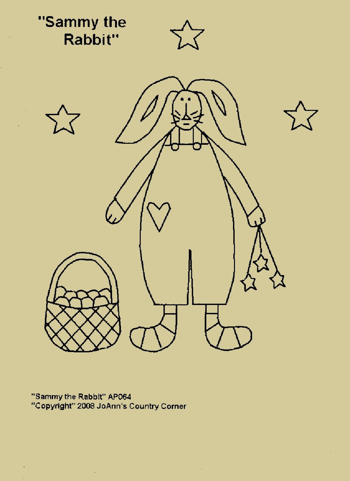 Sammy the Rabbit E-pattern - Etsy Canada