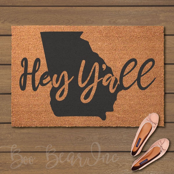 Hey Yall Mat - Etsy