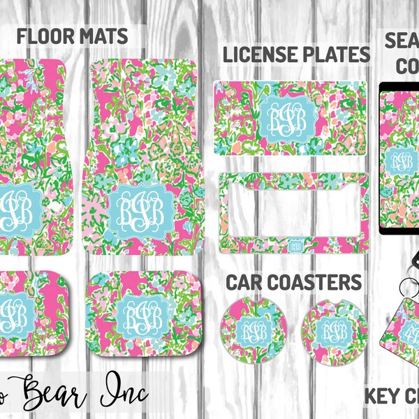 Monogrammed Car Mat - Etsy