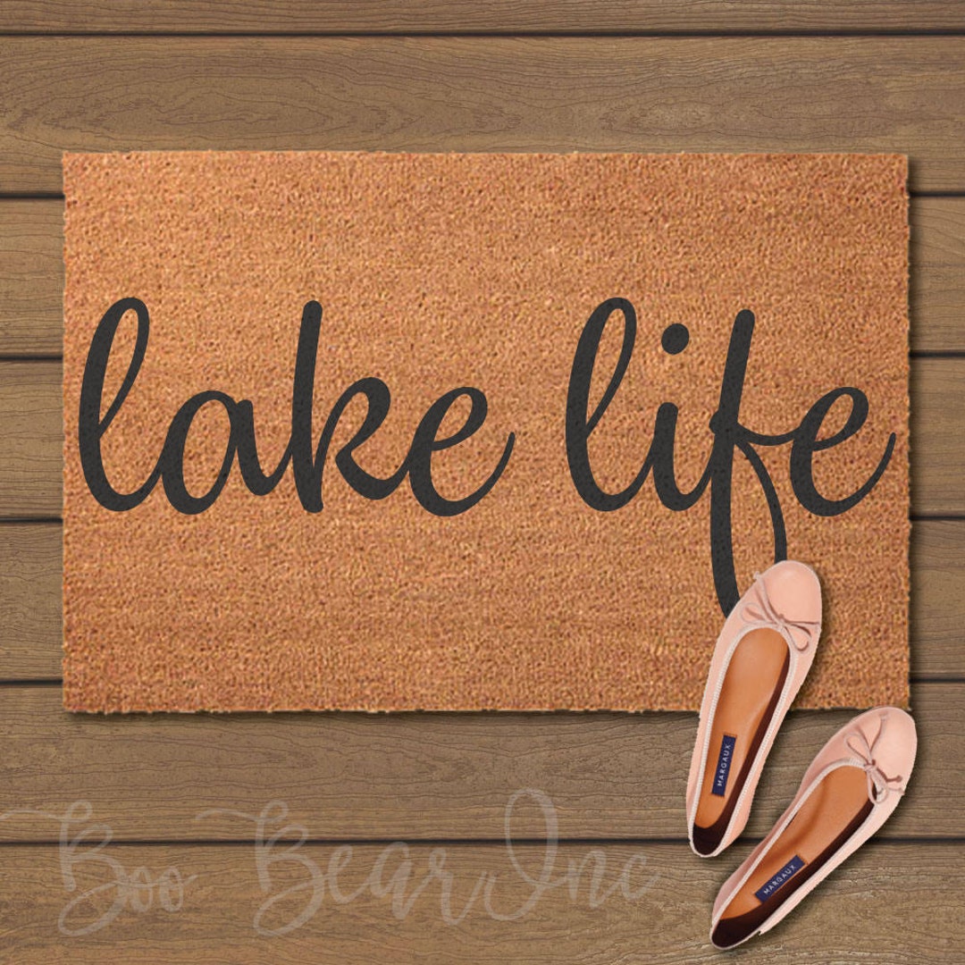 Lake Life Doormat - Welcome Mats- Fun Doormats - Customized Door Mats ...
