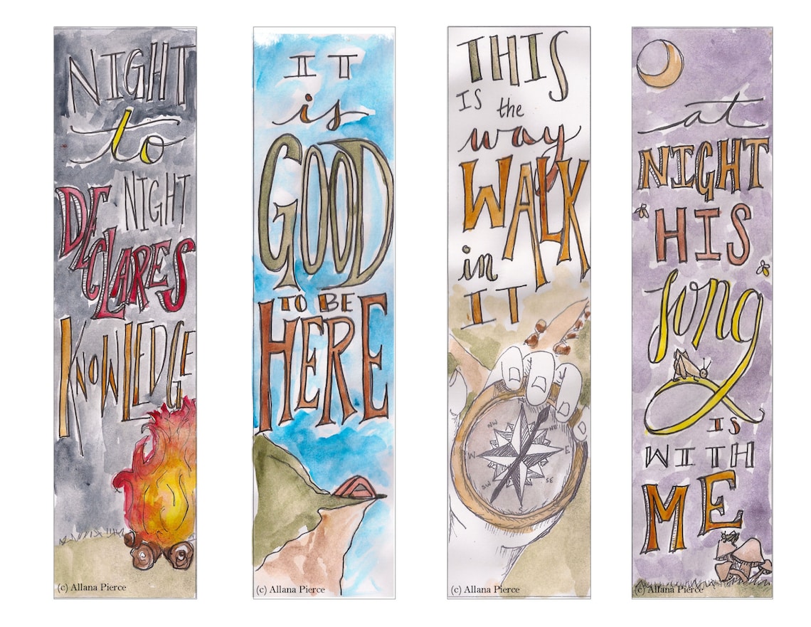 Adventure Theme Bible Bookmark / Bible Journal Tag **INSTANT DOWNLOAD ...