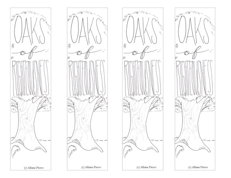 Tree Themed Bible Bookmark / Bible Journal Tag **INSTANT DOWNLOAD** - Etsy