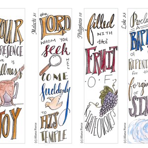 Advent 2 Bible Bookmark / Bible Journal Tag **INSTANT DOWNLOAD ...