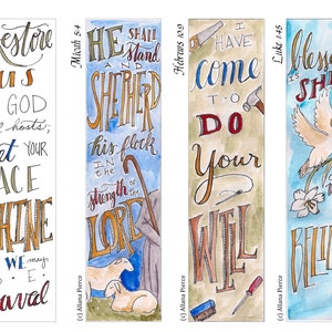 Advent 4 Bible Bookmark / Bible Journal Tag **INSTANT DOWNLOAD ...