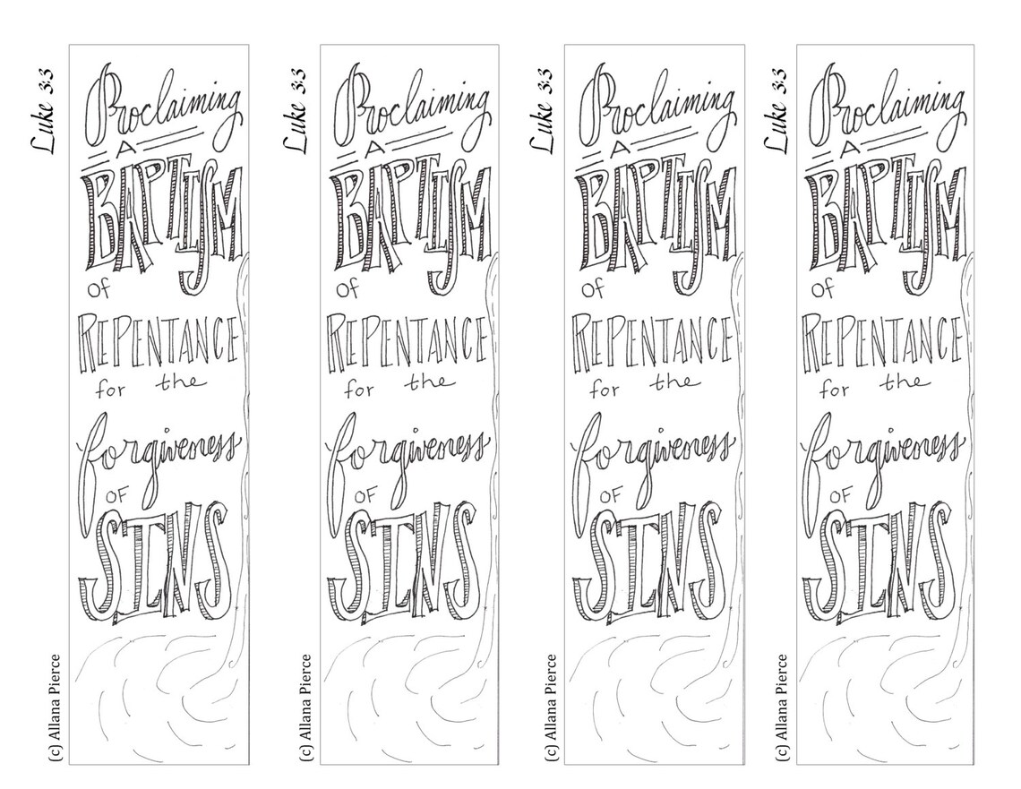 Advent 2 Bible Bookmark / Bible Journal Tag **INSTANT DOWNLOAD ...