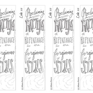 Advent 2 Bible Bookmark / Bible Journal Tag **INSTANT DOWNLOAD ...