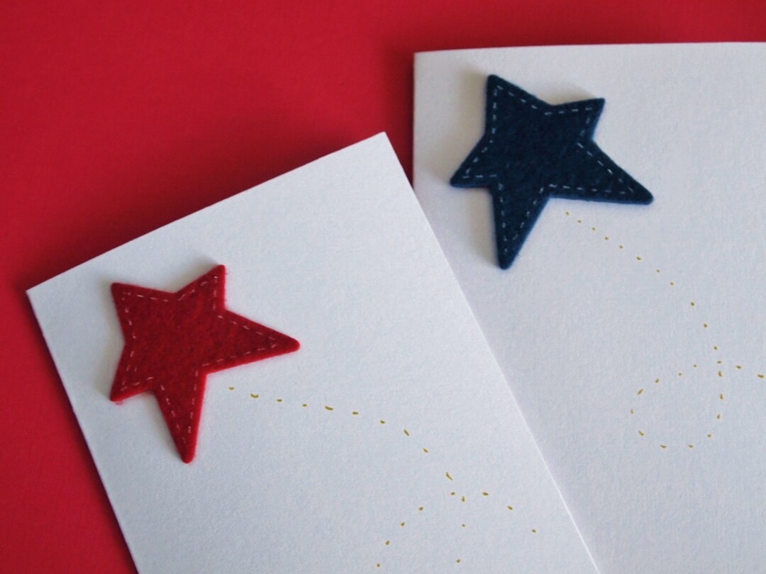 Red White Blue Note Cards - Etsy.de