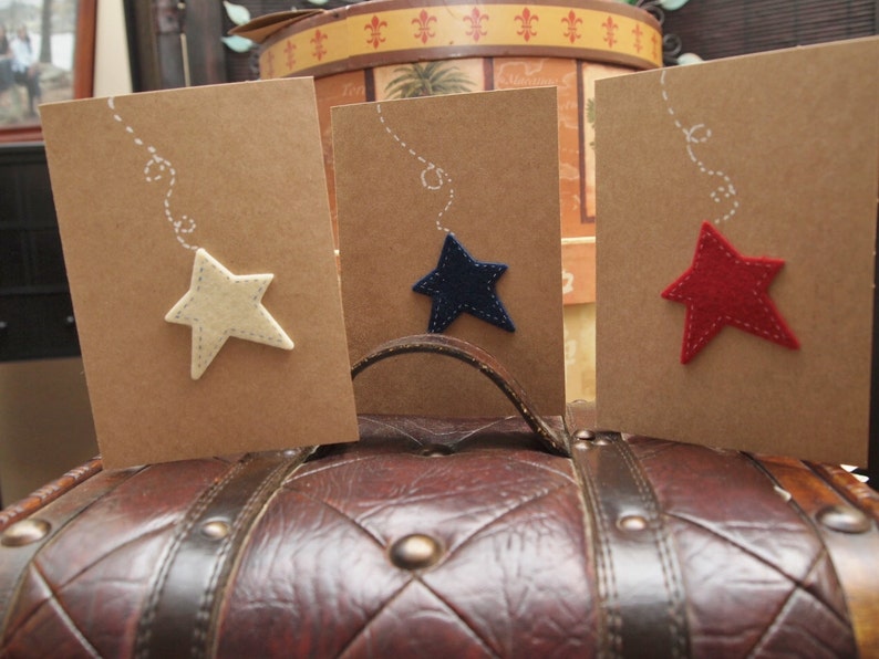 Note Card Star Set (6) - Etsy