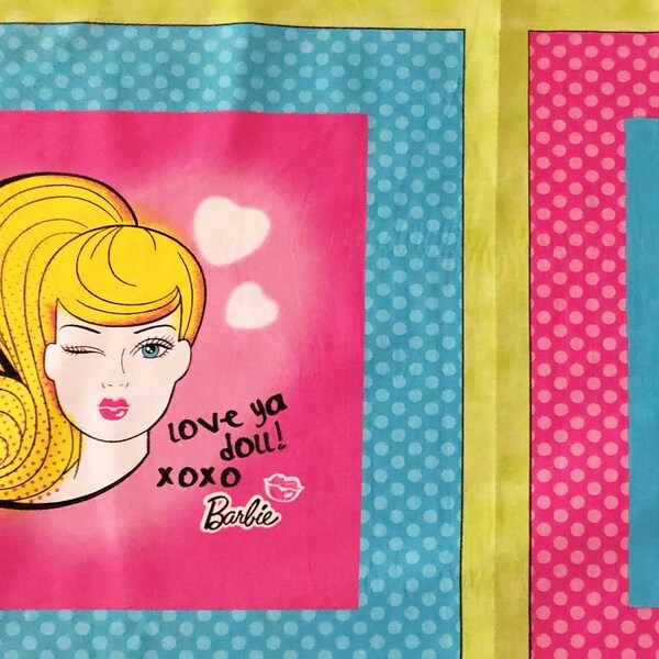 Barbie Quilting Panels - Etsy