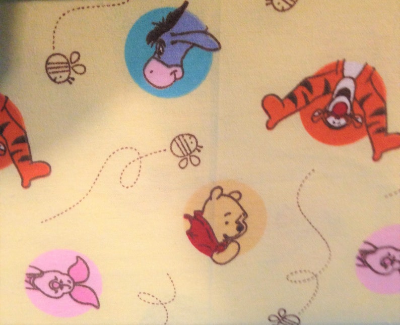 Fabric Disney Winnie the Pooh Cuddly Toss 1 Yard X 42 Wide Cotton ...