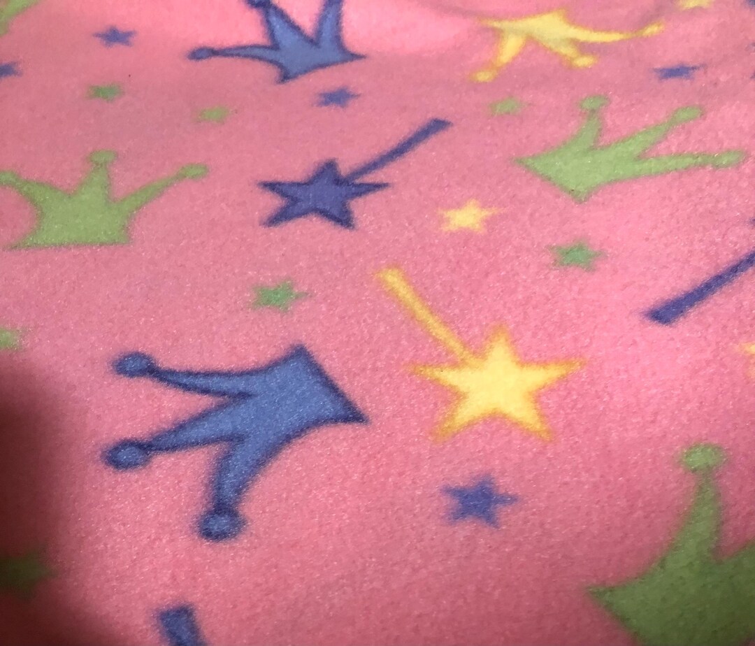 Fabric Fleece Crowns, Stars & Scepters Allover New 1 Yard X 59 Wide - Etsy
